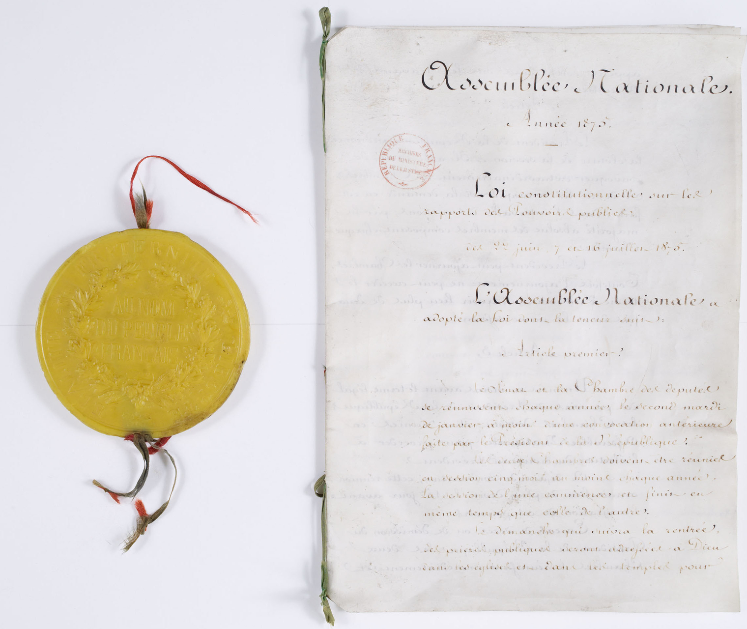 The Constitutional Acts of 1875 | Élysée