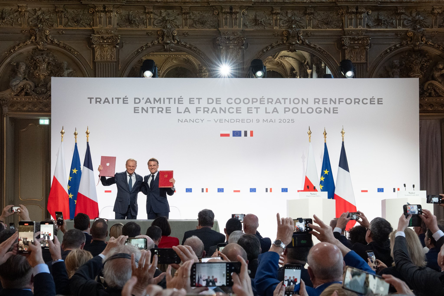Signing of the Franco-Polish Friendship Treaty in Nancy. | Élysée