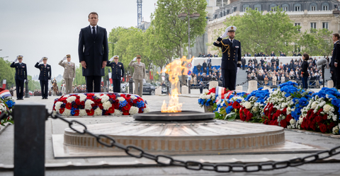 Cérémonie de commémoration du 79ème anniversaire de la Victoire du 8 ...