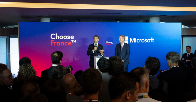 Microsoft annonce un investissement de 4 milliards d'euros e