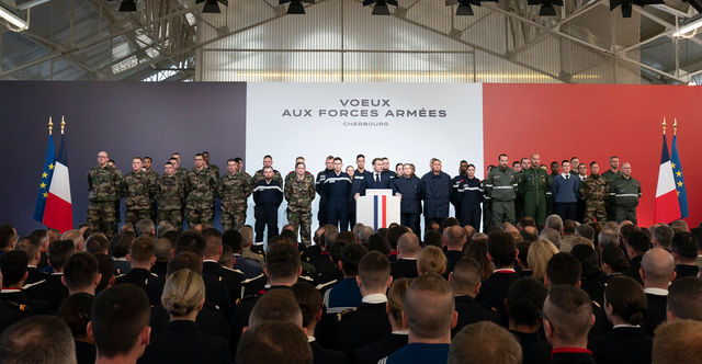 Vœux aux armées du Président Emmanuel Macron. | Élysée