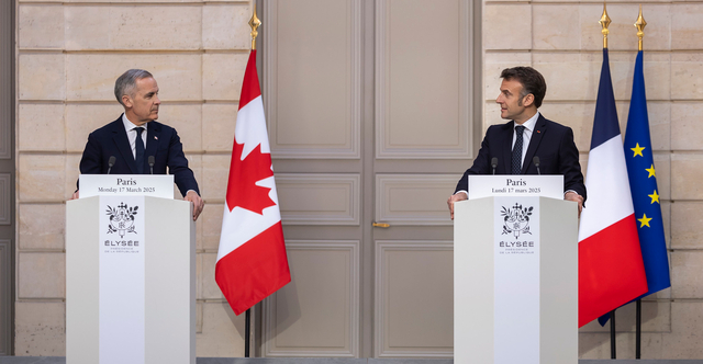 Working lunch with the Prime Minister of Canada, Mark Carney. | Élysée