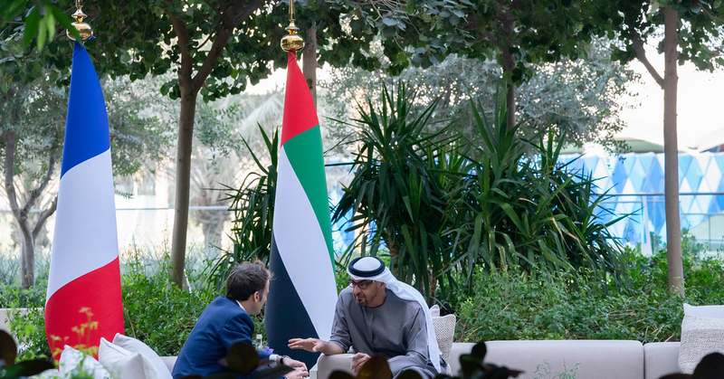 Déplacement du Président de la République aux Émirats arabes unis. | Élysée
