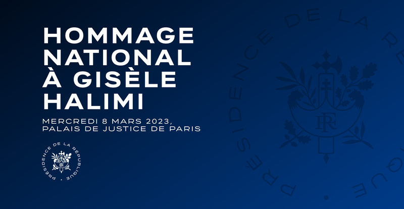 Hommage national à Gisèle Halimi. | Élysée