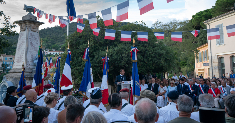 81e anniversaire de la libération de Bormes-les-Mimosas. | Élysée