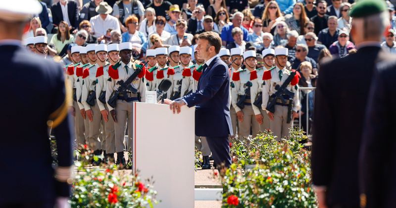 Cérémonie de Camerone à Aubagne. | Élysée