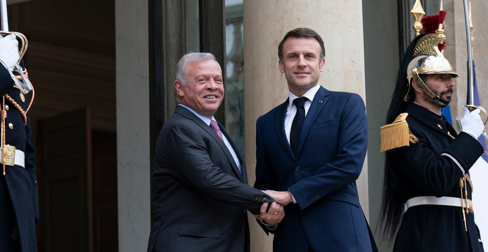 Entretien avec le Roi Abdallah II de Jordanie. | Élysée