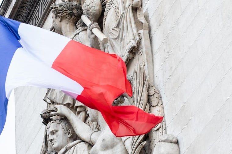 The French flag | Élysée
