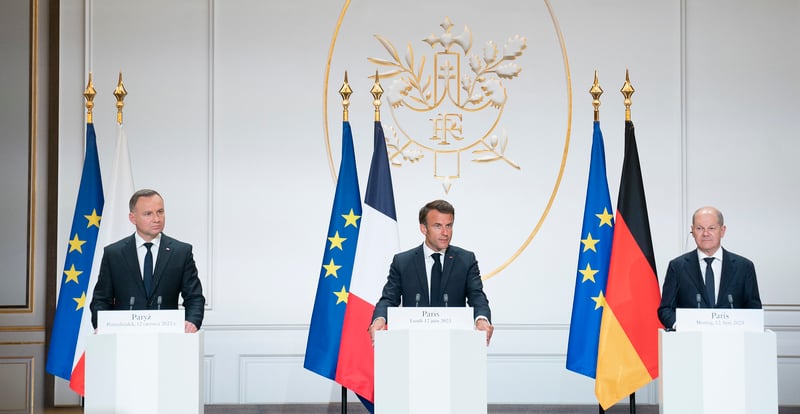 Sommet du Triangle de Weimar. | Élysée