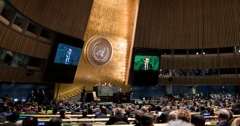 Discours du Président Emmanuel Macron à la tribune de l’Assemblée ...